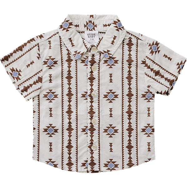 Aztec Button Up Shirt – Mebie Baby