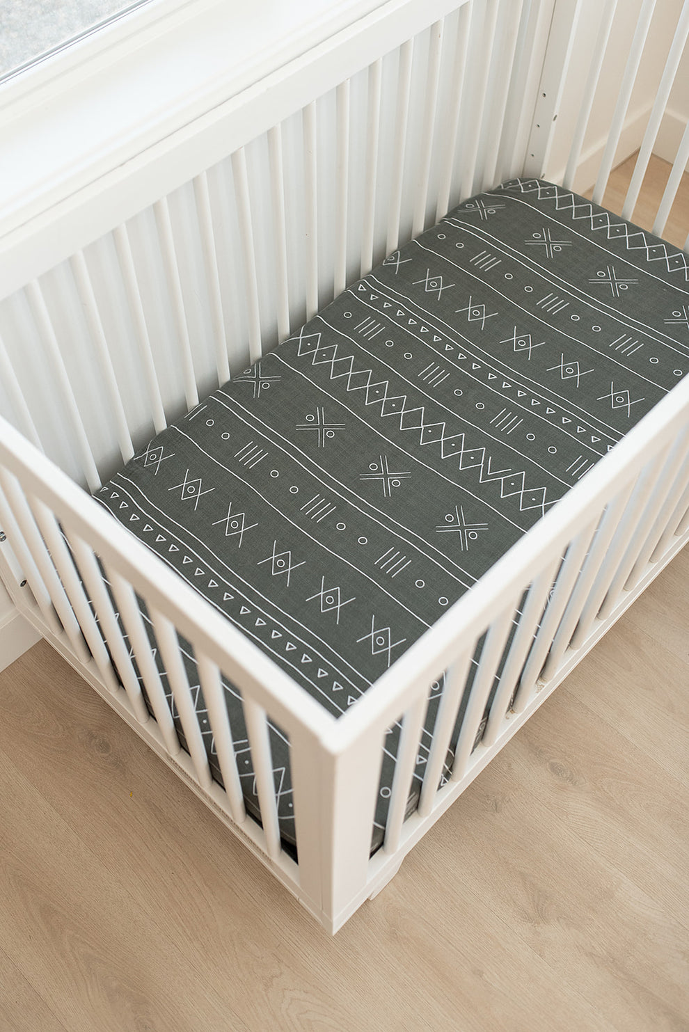 Alpine Muslin Crib Sheet – Mebie Baby